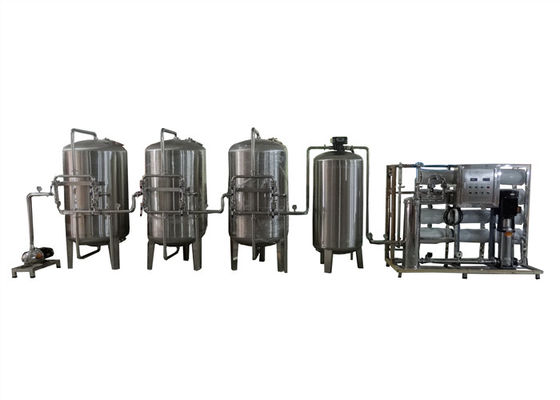 SUS 304 Filtration RO Water Purifier Machine / Iron And Manganese ...