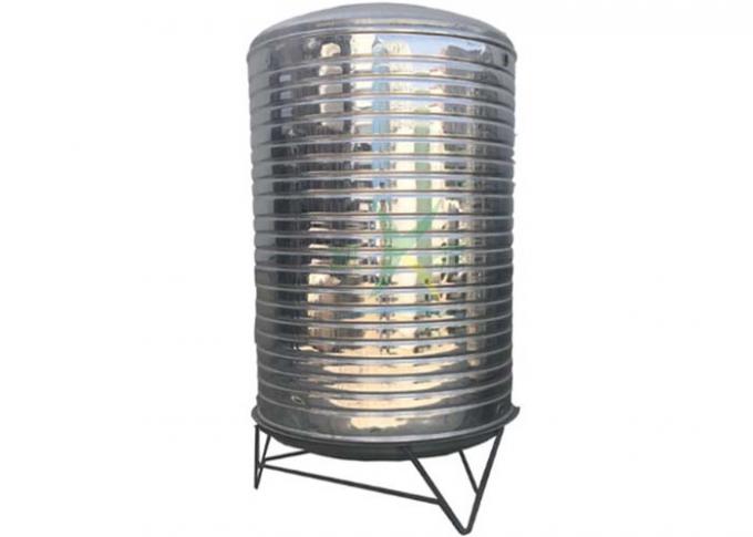 Round Insulated Stainless Steel Water Tank / 304 Cold Water Storage ...