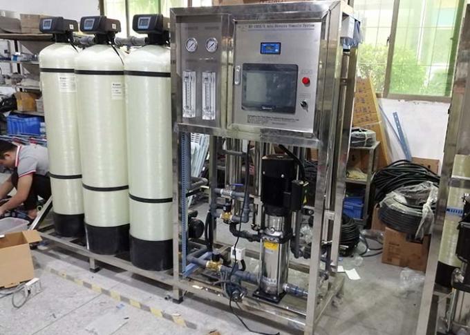 Industrial Water Softener System Remove Hardness With PLC Touch Screen ...