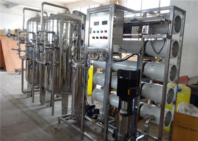 SUS 304 Filtration RO Water Purifier Machine / Pure Water Treatment System